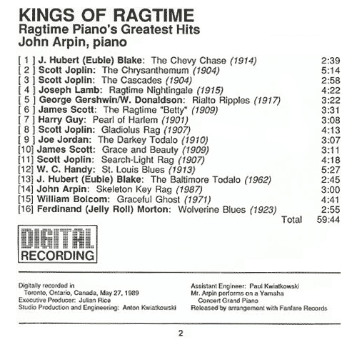 The Ragtime Kidd | A ragtime blog by the Ragtime Kidd